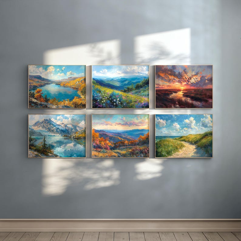 Blue Ridge Mountains Painting of Shenandoah National Park Wall Art of ...