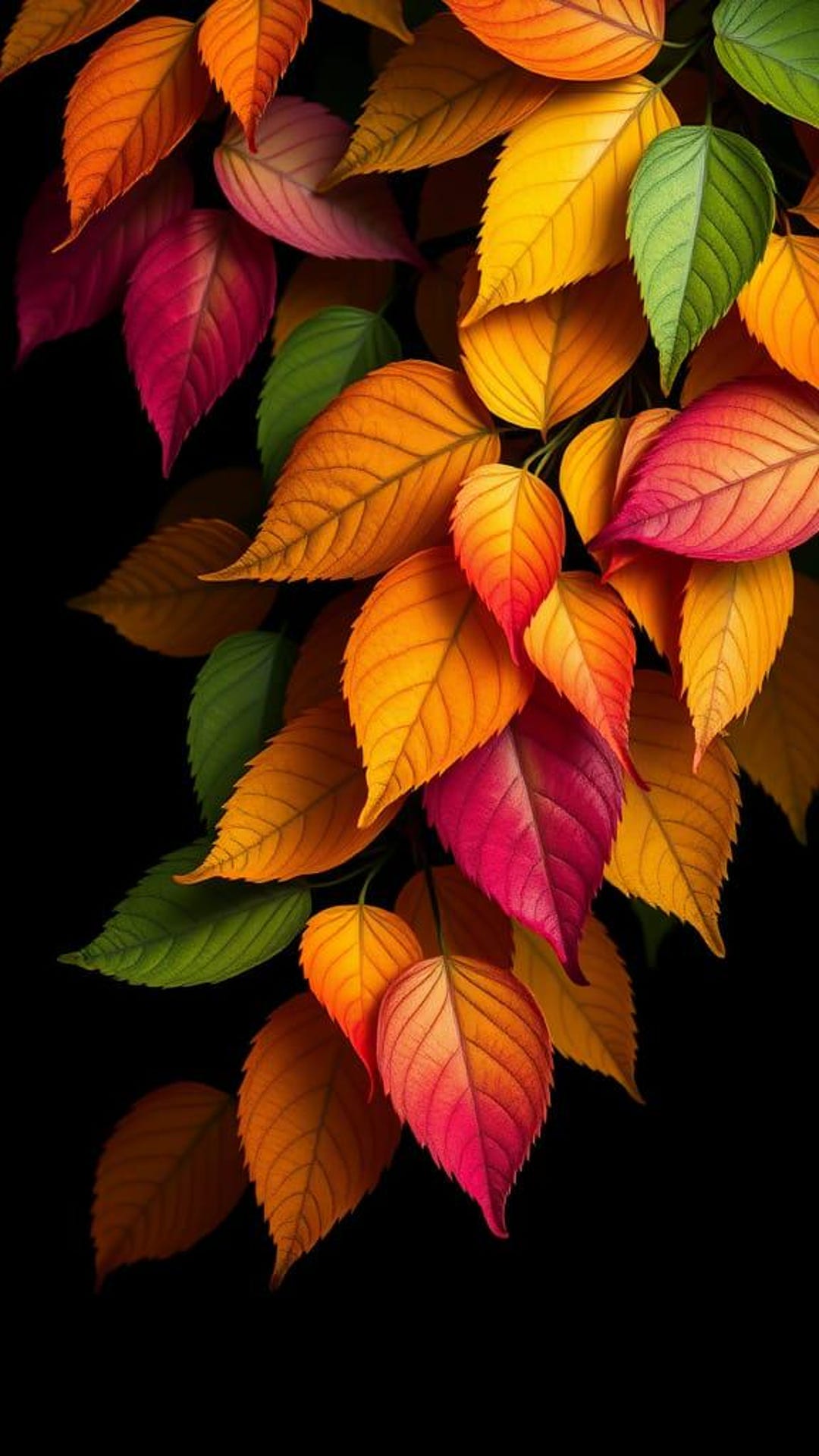 Vibrant Autumn Leaves - Colorful Fall Foliage Photography - Etsy