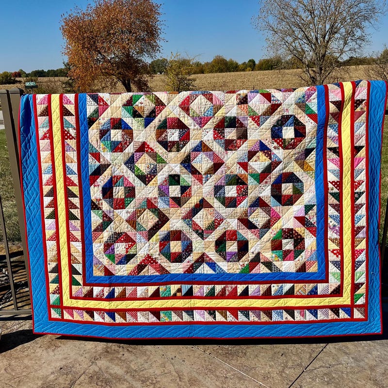 Kaleidoscope Quilt - Etsy