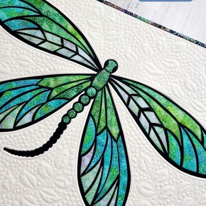 Dragonfly Quilted Batik Wall Hanging - Etsy