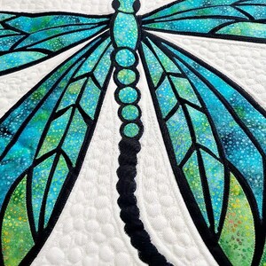 Dragonfly Quilted Batik Wall Hanging - Etsy