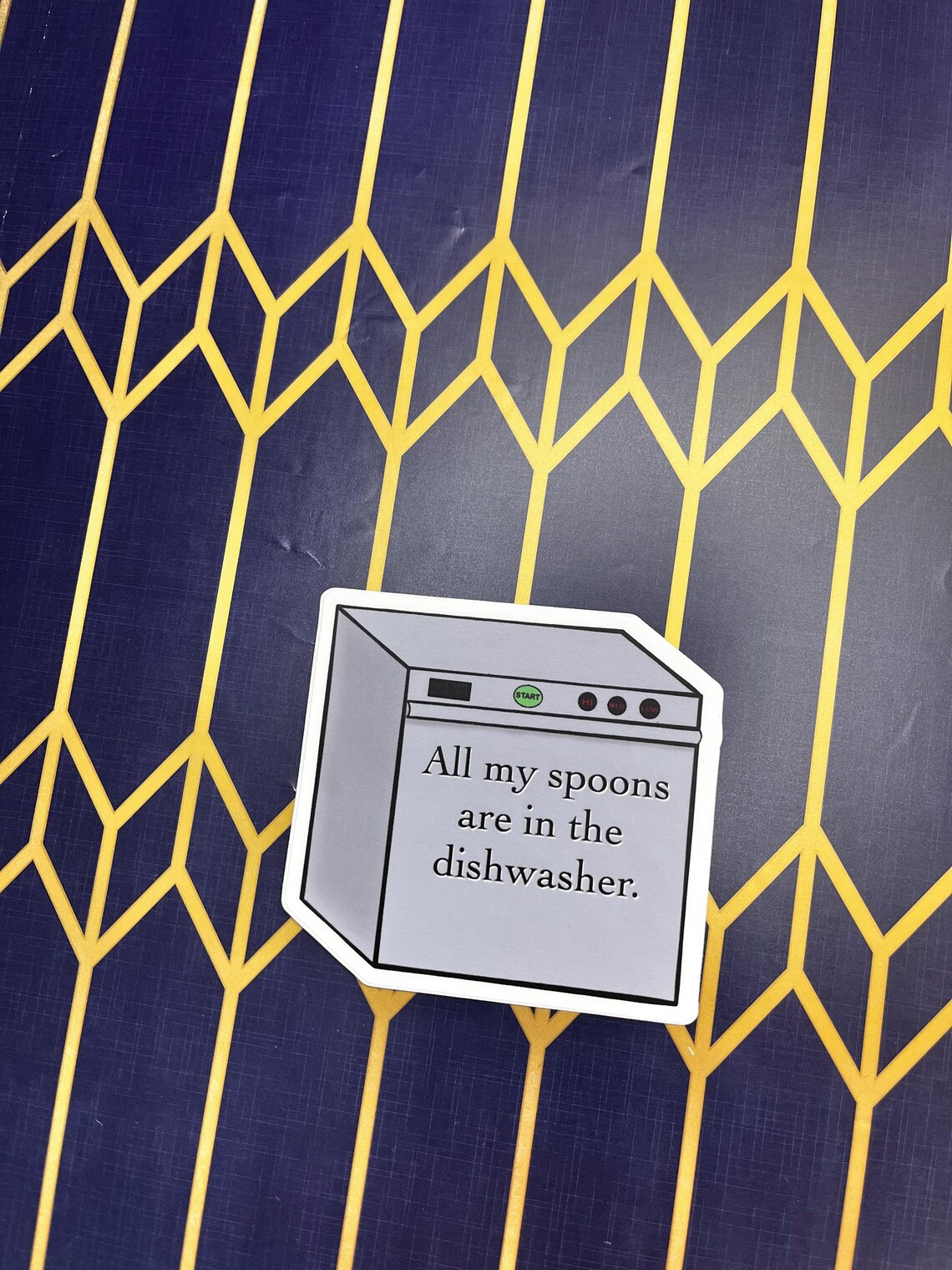 Spoon Theory Sticker Mental Health Decal Chronic Illness Art Disability ...