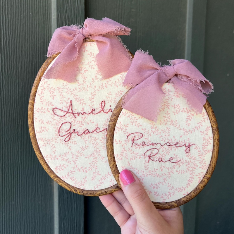 Needle Work Name - Etsy