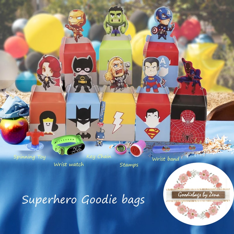 Captain America Goodie Bags - Etsy