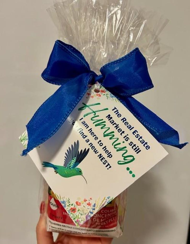 Printable "the Market is Still Humming" Real Estate Pop-by Tag, Real ...