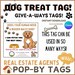 Dog Treats Editable Pop Bys | Dog Parks | BE the HIT With Dog Lovers! | Real Estate Pop Bys ...