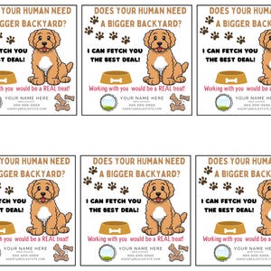 Dog Treats Editable Pop Bys | Dog Parks | BE the HIT With Dog Lovers! | Real Estate Pop Bys ...