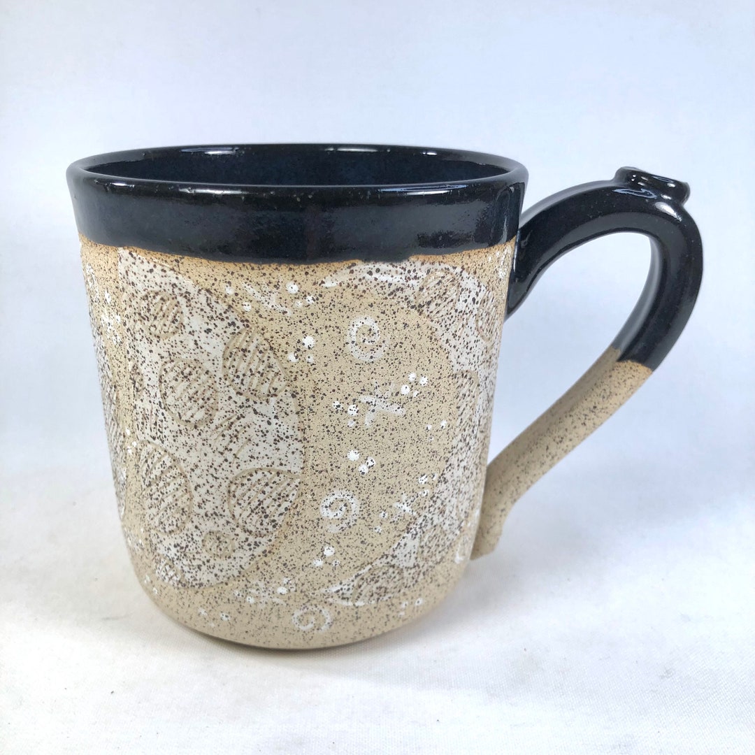 Handmade Pottery Handmade Stoneware Mug Hand Painted - Etsy