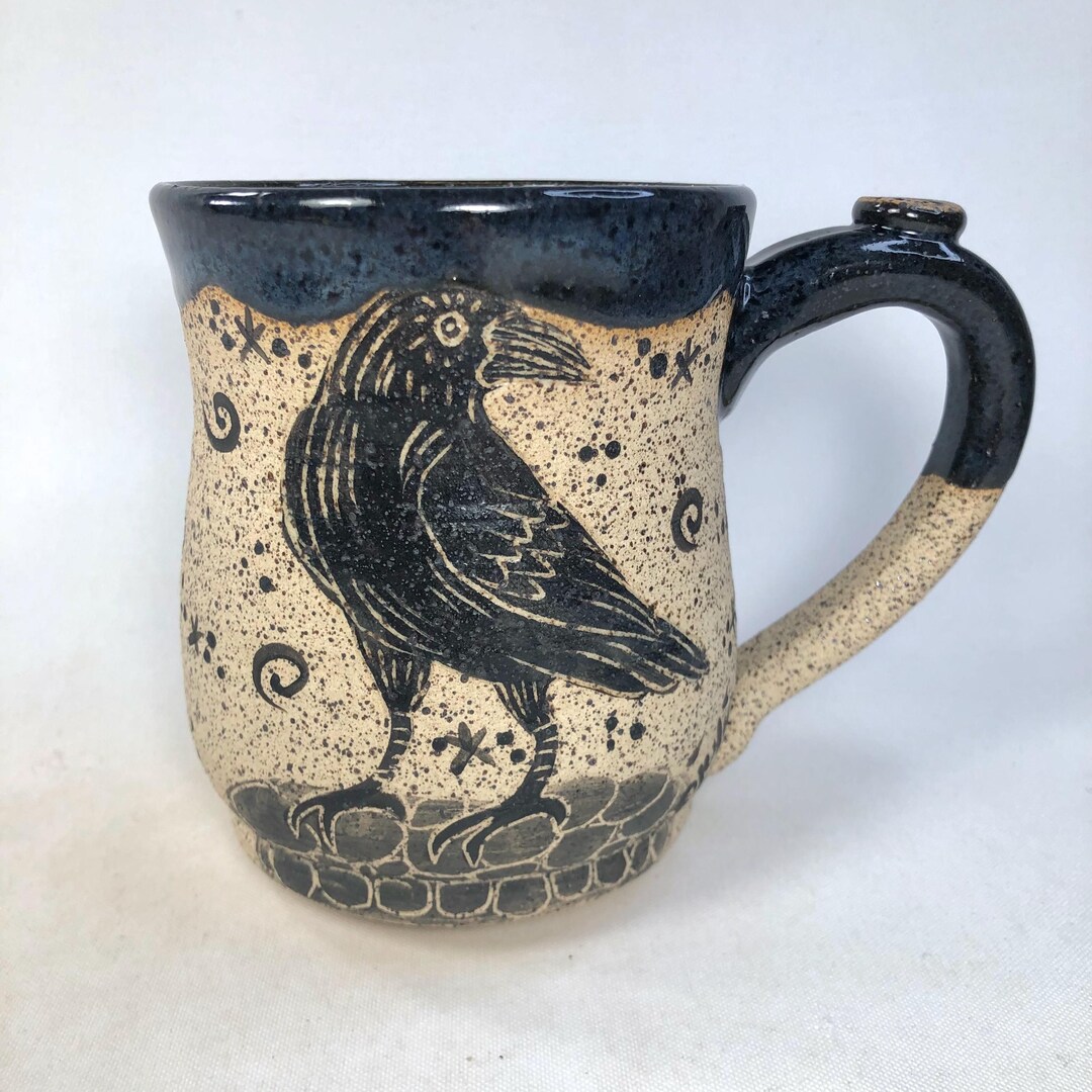 Handmade Pottery, Handmade, Stoneware Mug, Hand Painted, Ceramic Mug ...