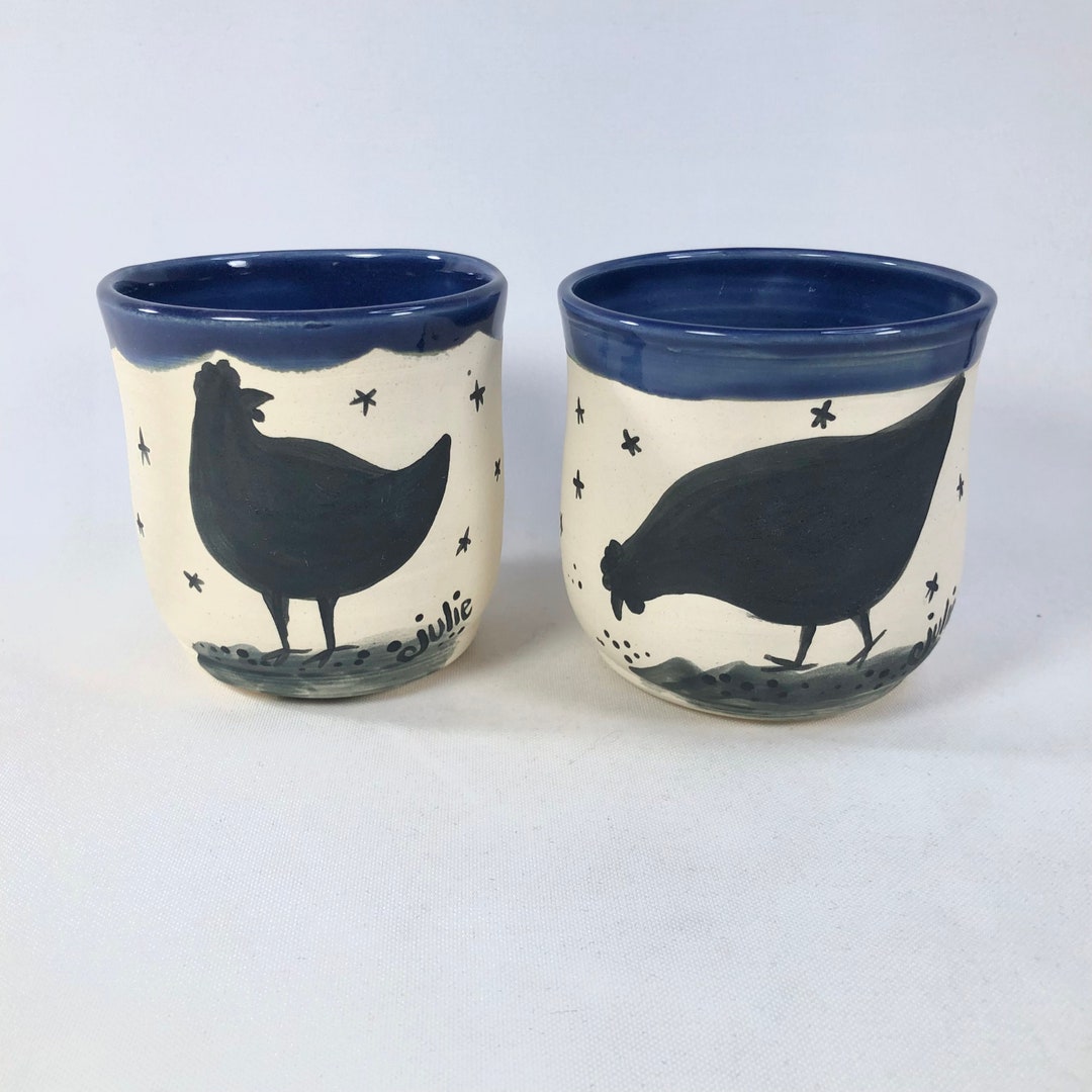 Artisan Pottery Cup, Espresso Cup, Tumbler, Handmade Pottery, Set, Hand ...