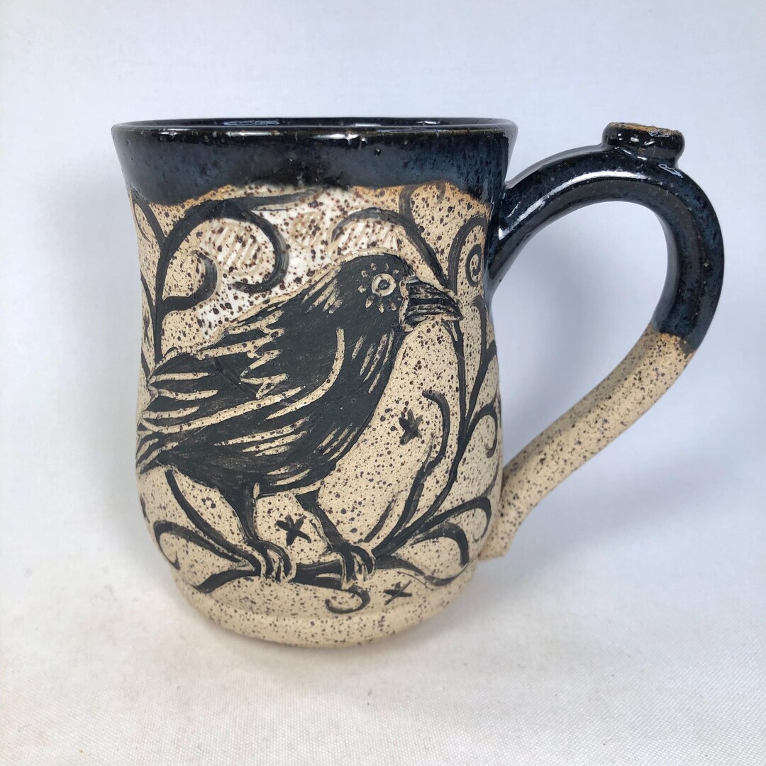 Handmade Pottery, Handmade Stoneware Mug, Hand Painted, Ceramic Mug ...