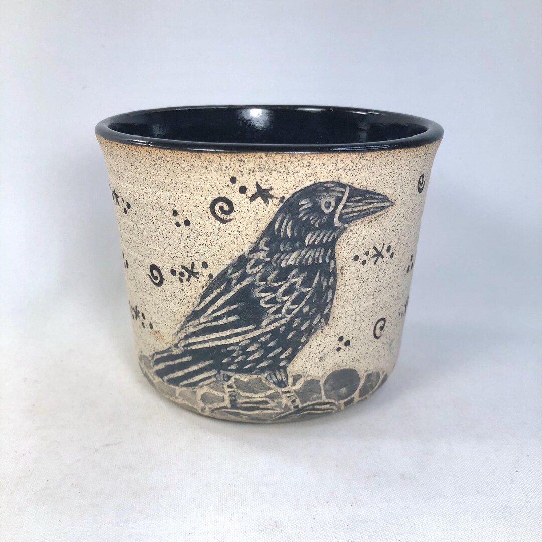 Utensil Crock, Utensil Holder for Kitchen, Handmade Pottery, Hand ...