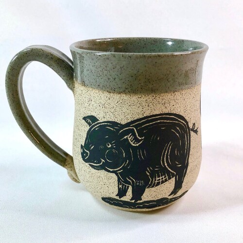 Handmade Pig Mug - Etsy