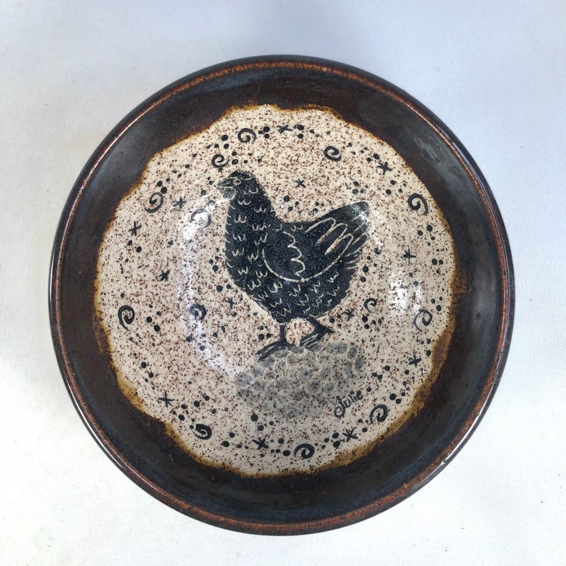 Pottery Chicken - Etsy