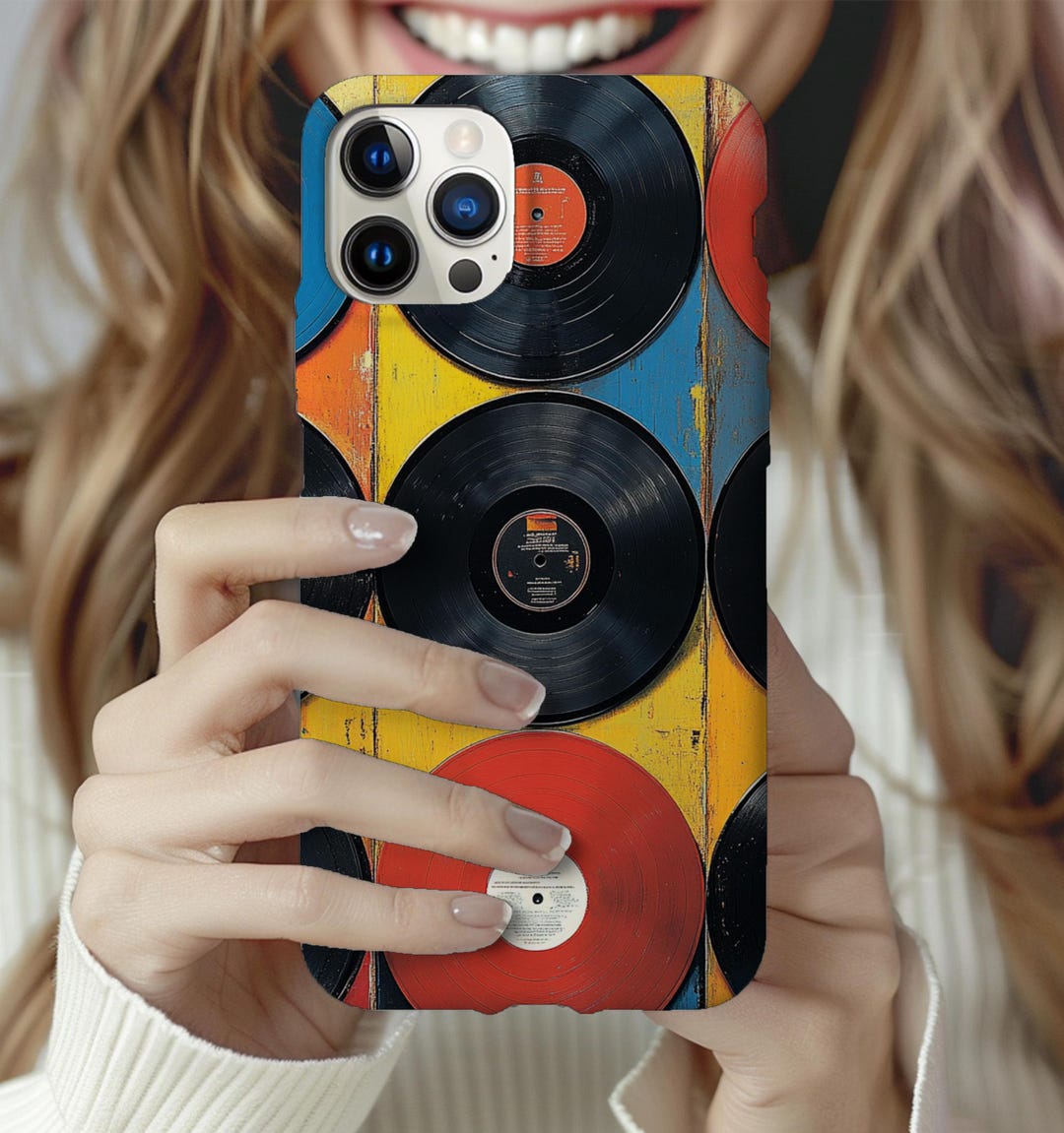 80s Retro Music Phone Case Nostalgia 80s Phone Case Vinyl Record iPhone ...