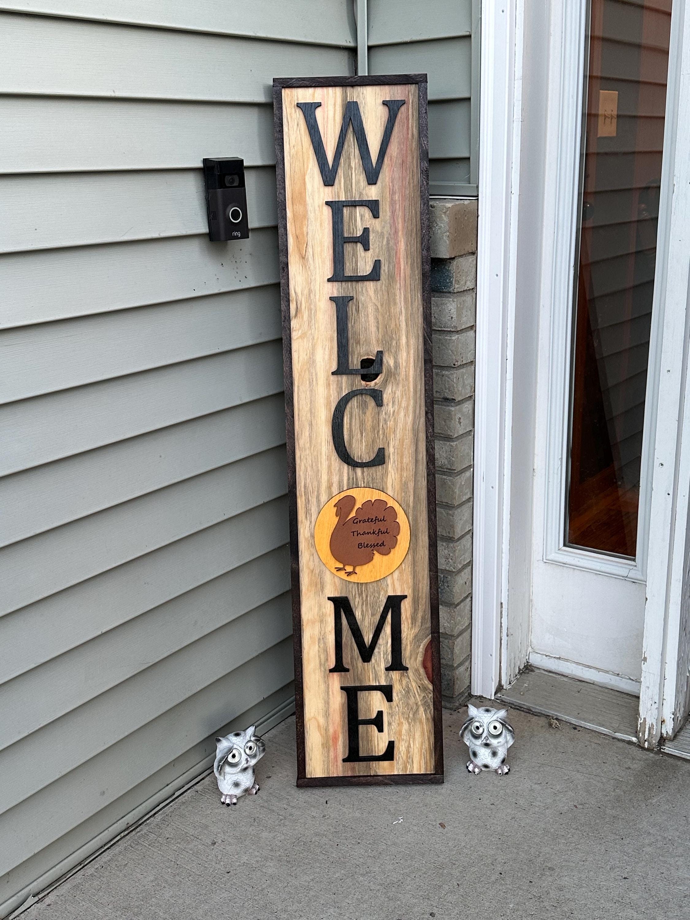 Interchangeable Welcome Sign - Etsy