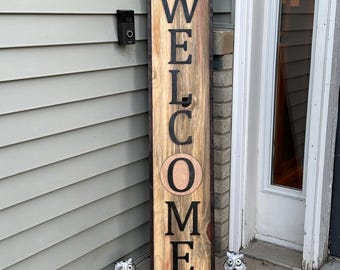 18 Inch Interchangeable Welcome Sign - Etsy