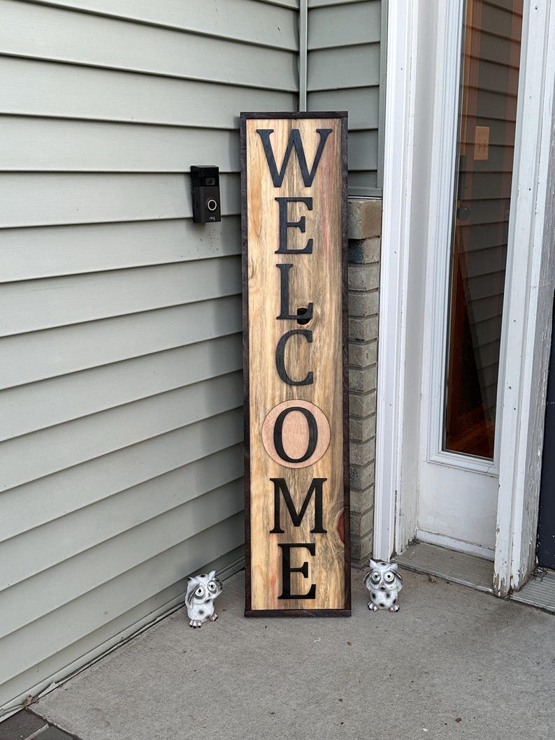 Interchangeable Welcome Sign - Etsy