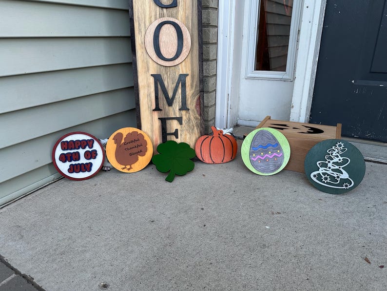 Interchangeable Welcome Sign - Etsy