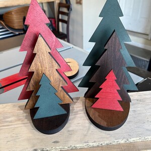 Reversable Rustic Tree Decoration. Set of Two. - Etsy