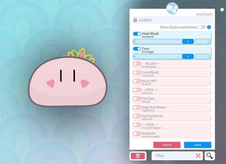 Customizable Vtuber Model - Fully Rigged Live2d Avatar / Ready to Use ...