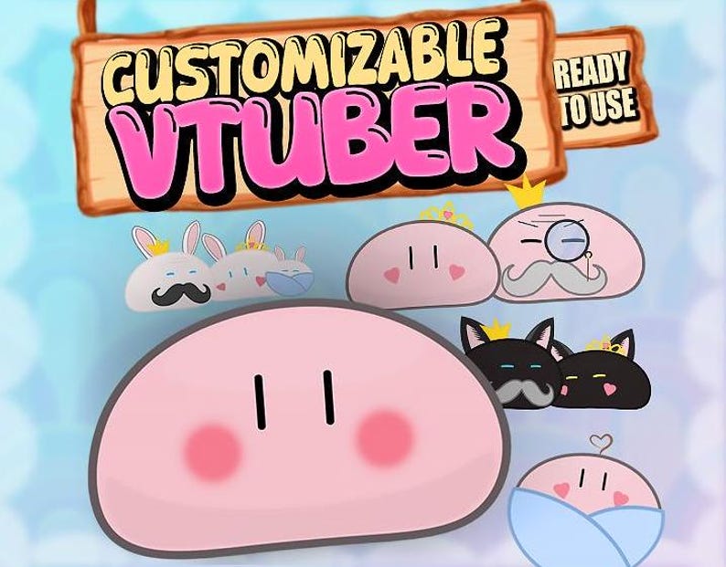 Customizable Vtuber Model - Fully Rigged Live2d Avatar / Ready to Use ...