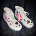 Platform Suede Womens Custom Cow Print Vans With Rhinestones Drip ...
