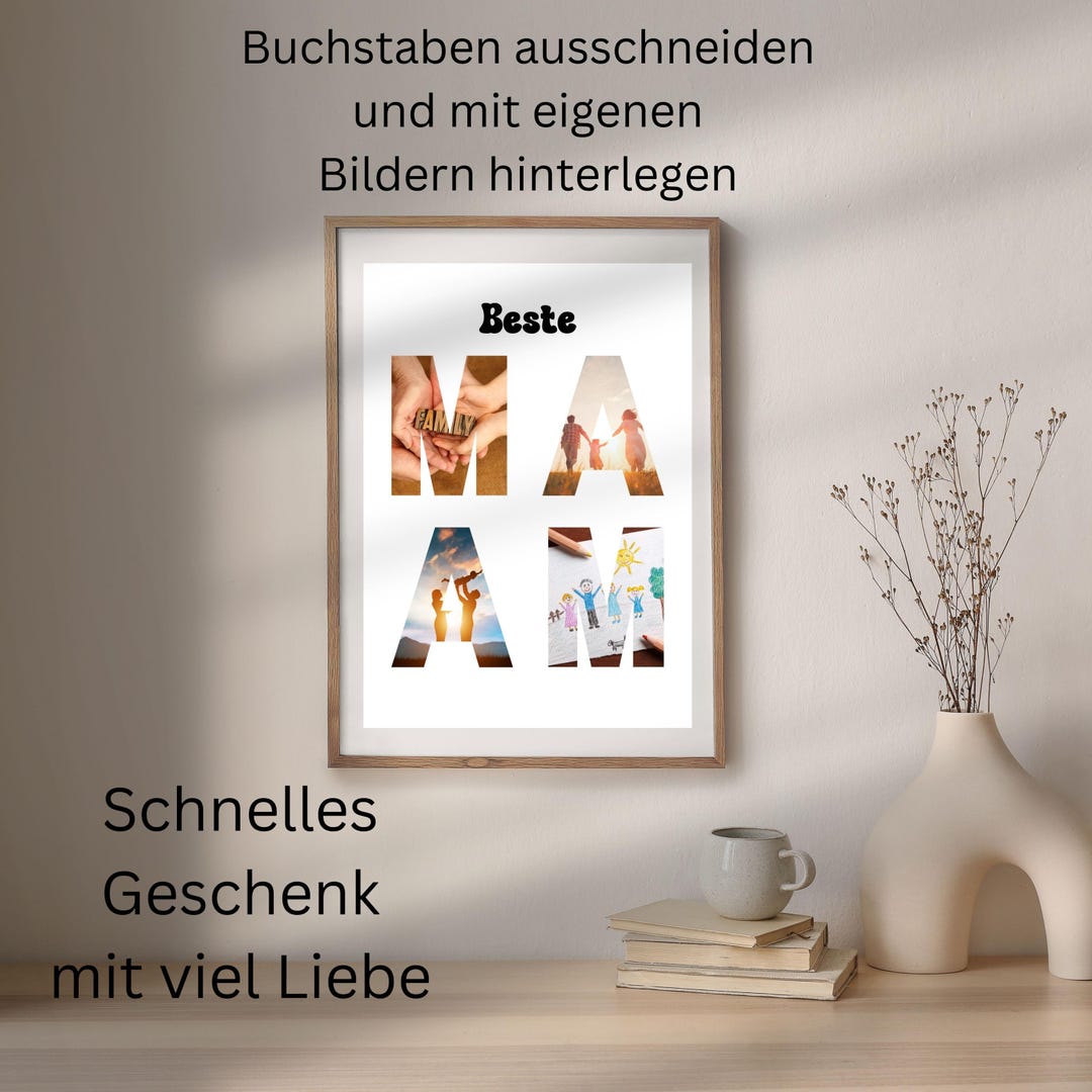 Poster Mama Digital Download Gift Children Mom, Gift Idea Mom, Best Mom ...