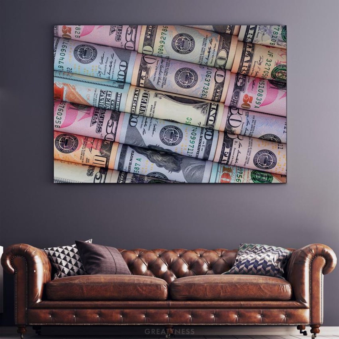 Money Wall Art Mcdollar Print Gift for Finance Lover Home Office Decor ...