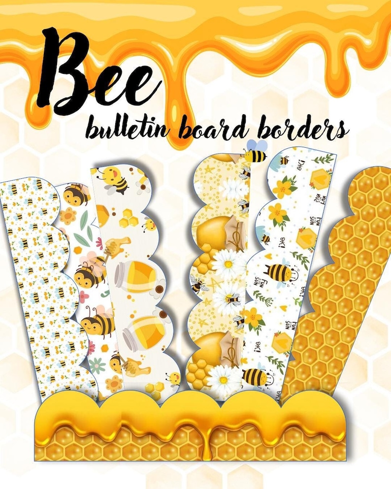BEE Borders for Bulletin Board - Etsy