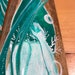 Set of Two Beautiful Emerald Green Mermaids Hand Painted on Driftwood ...