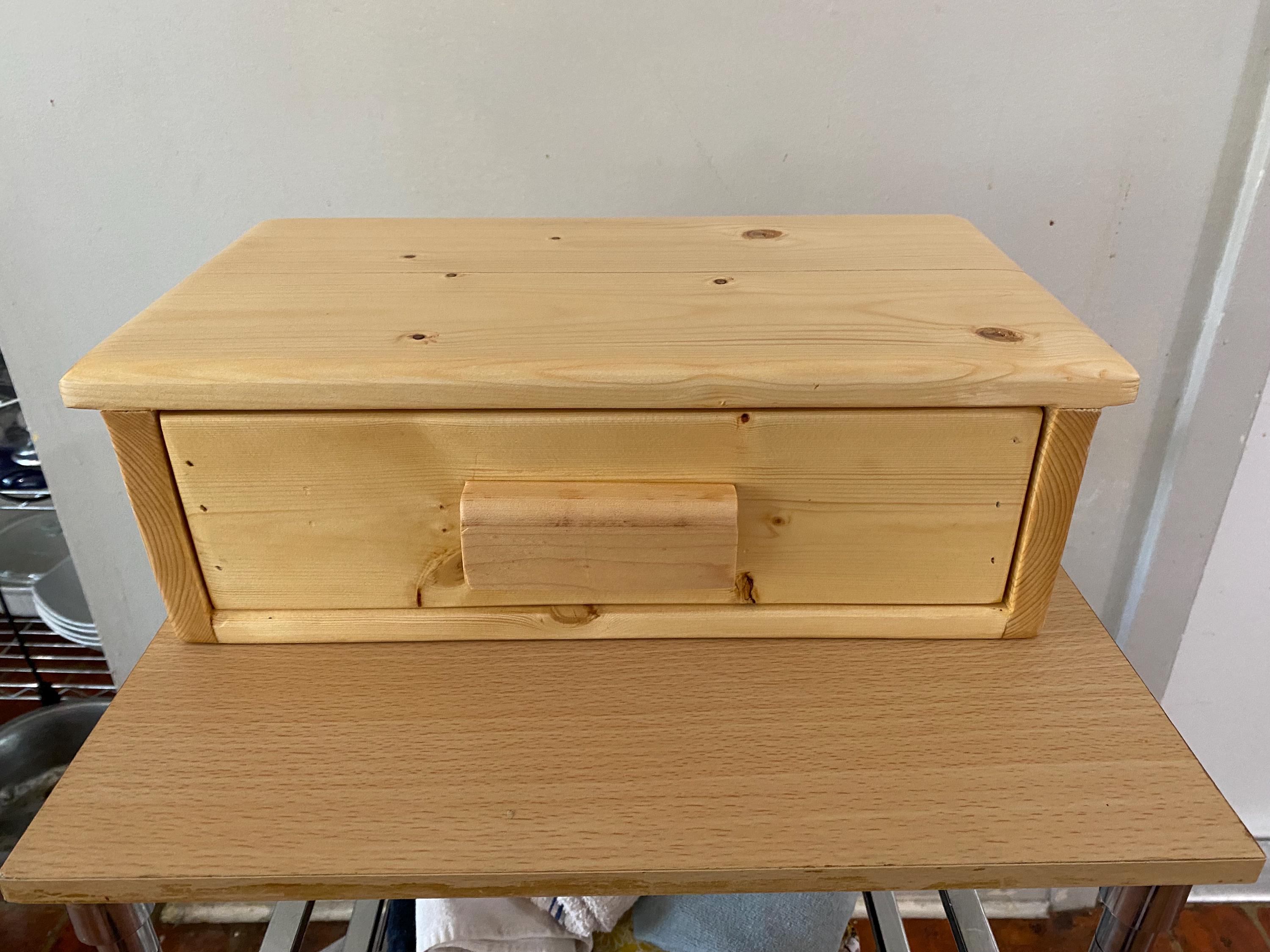 Wooden Countertop Drawer Made From Pine With a Maple Handle. Perfect to ...