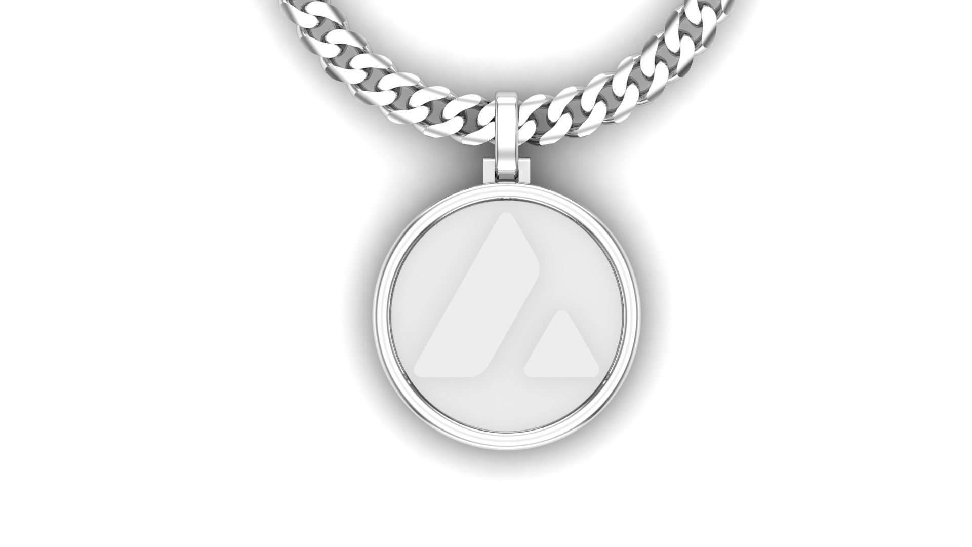 Avalanche AVAX Pendant *10k/14k/18k White, Yellow, Rose Avalanche AVAX Pendant *10k/14k/18k White, Yellow, Rose
