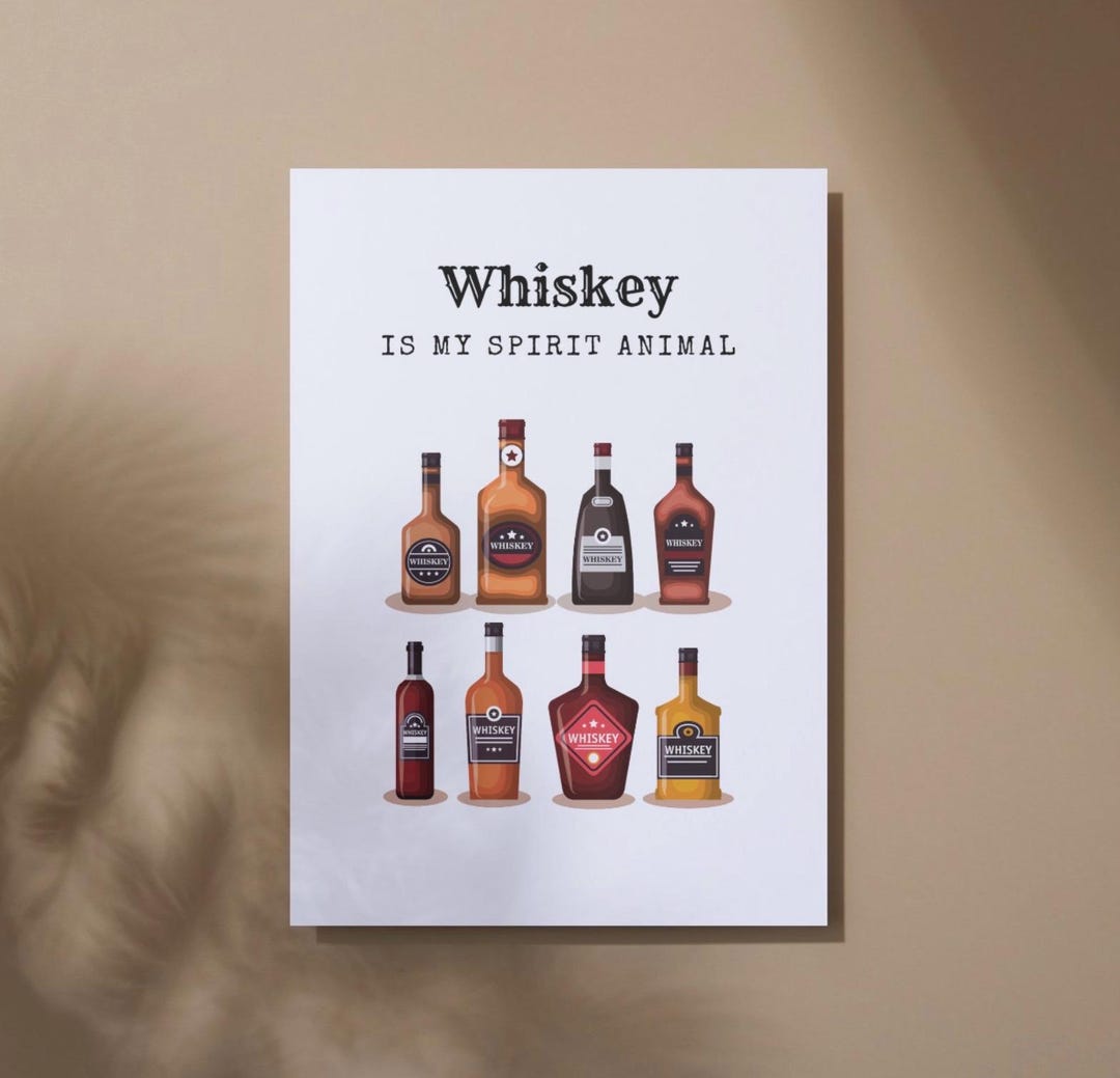 Bar Cart Sign, Cocktail Sign, Cocktail Art Digital Print, Whiskey Print ...