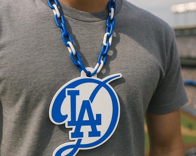 LA Dodgers City Connect Swag Chain – 3D Printed Fan Gear - Etsy
