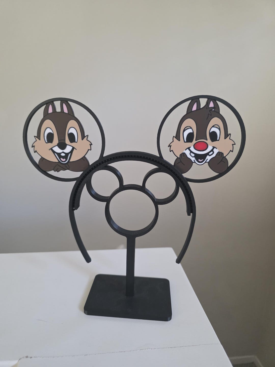 3D Printed Chip and Dale Face Ears - Etsy
