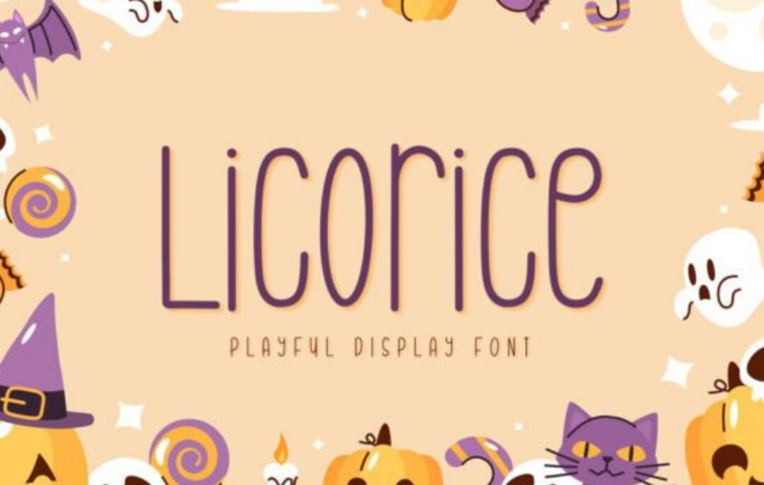 Licorice Font, Cute Fonts With Tails, Rustic Fonts, Bold Fonts ...