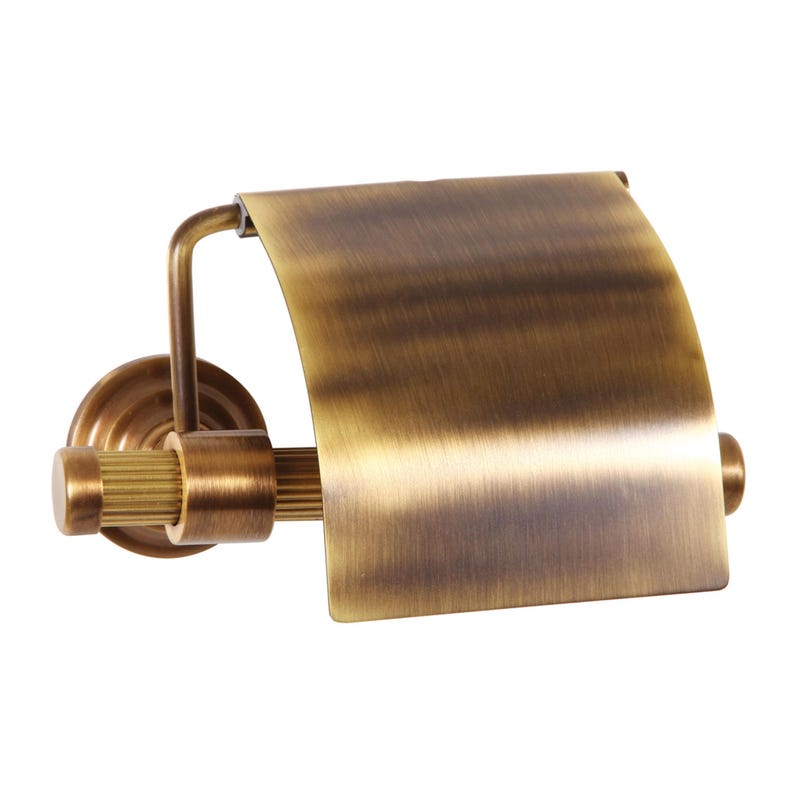 Antique Brass Toilet Paper Holder, Vintage Style T Paper Holder With ...
