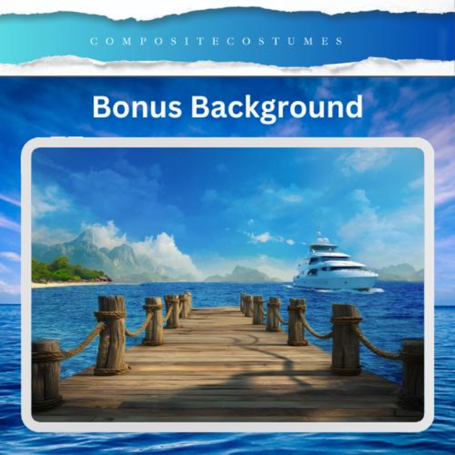 Pet Sailing Digital Costume Overlays, Maritime Dresses and Sweaters ...