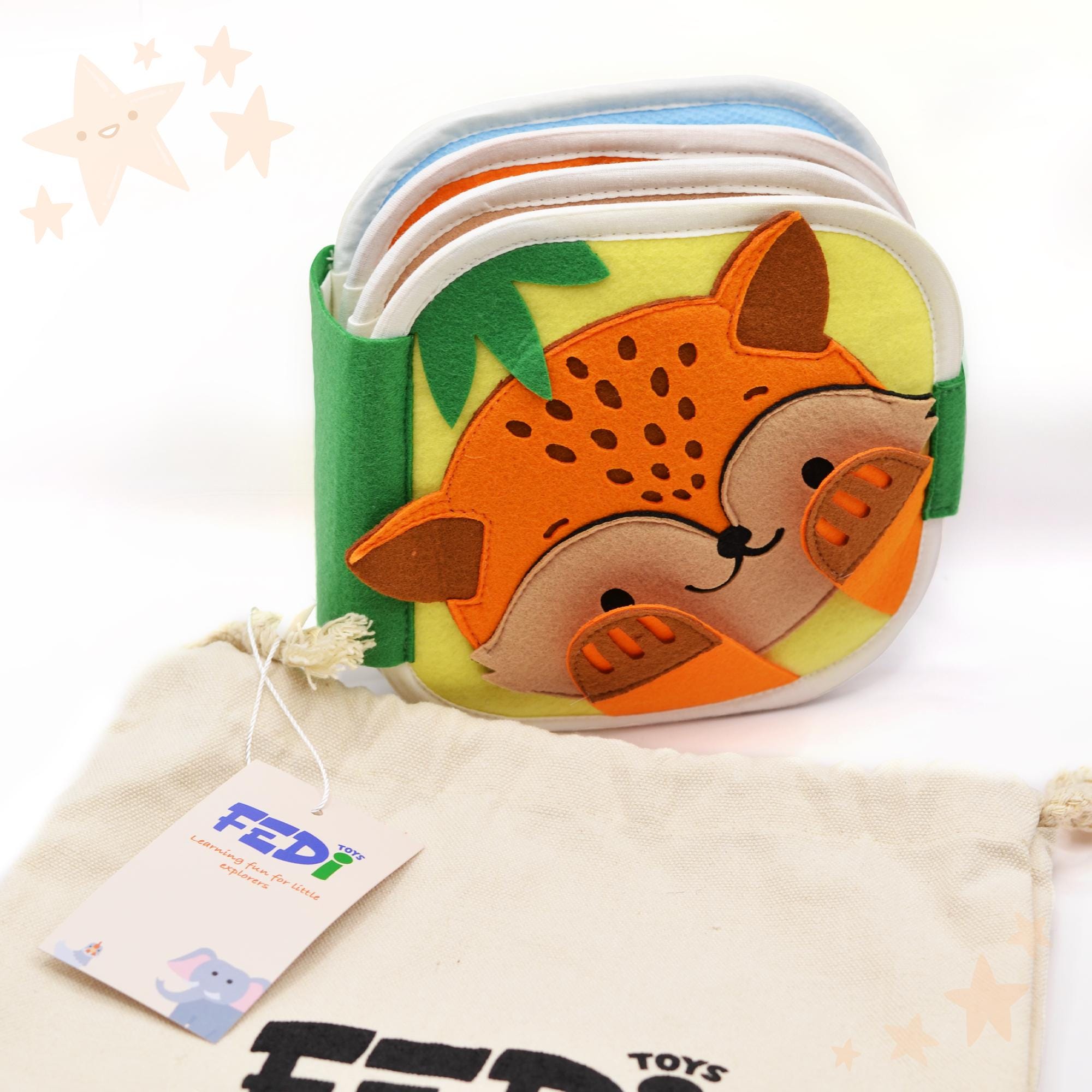 Little Foxy Quiet Book: Handmade Felt Activity Book - Etsy