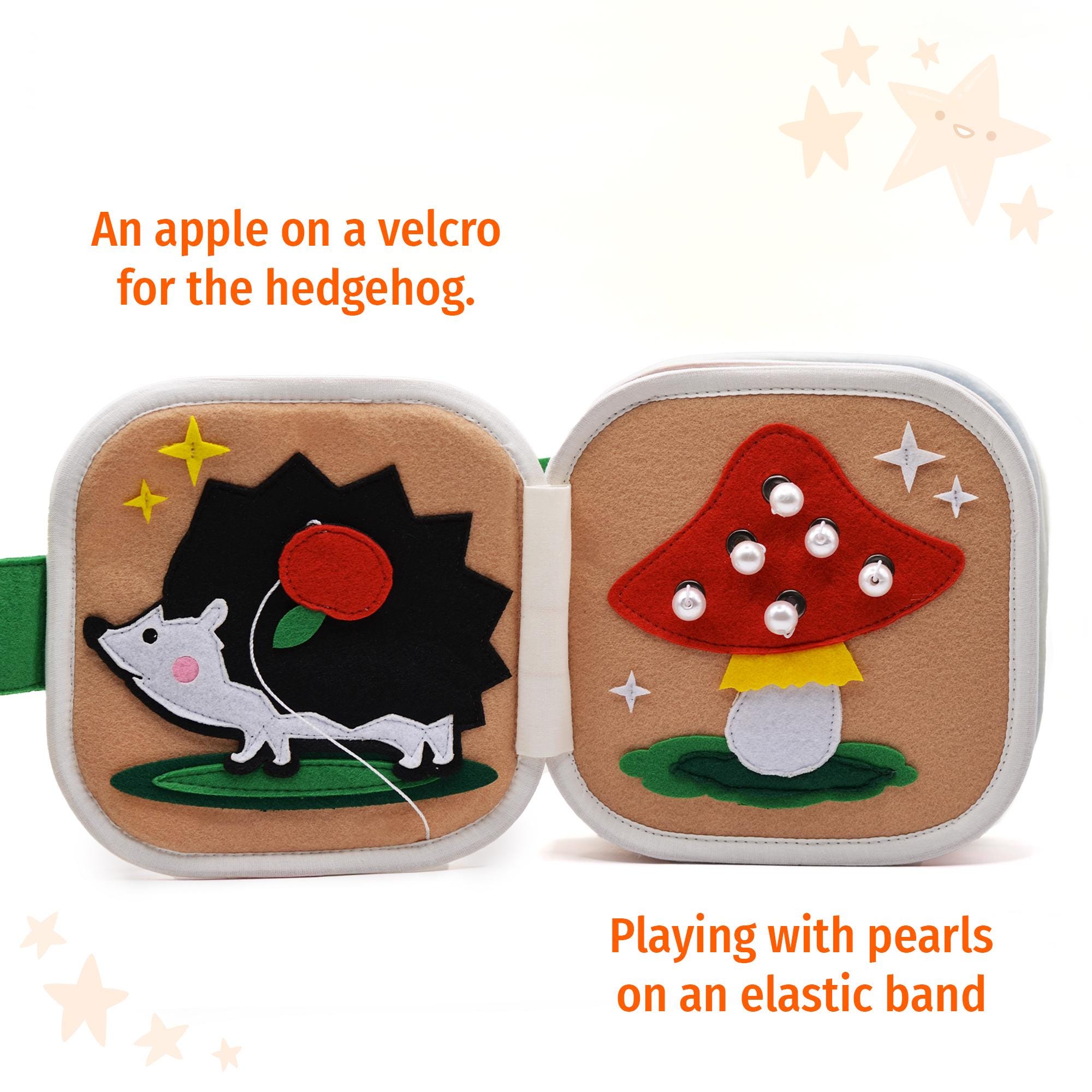 Little Foxy Quiet Book: Handmade Felt Activity Book - Etsy