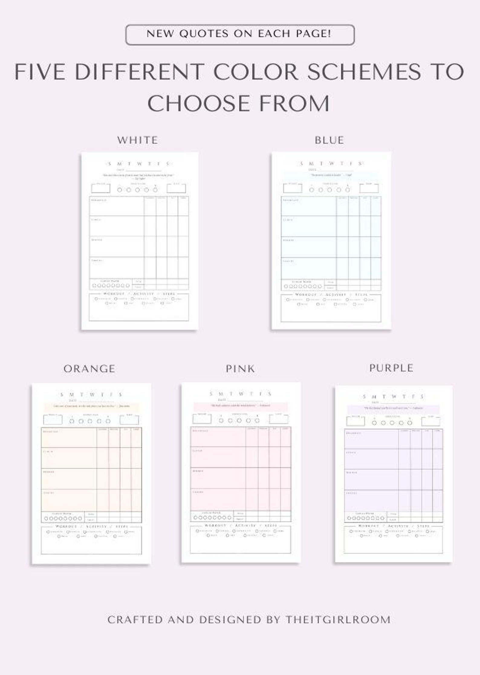 The Ultimate Food and Fitness Journal, 525 Days of Tracking - Etsy