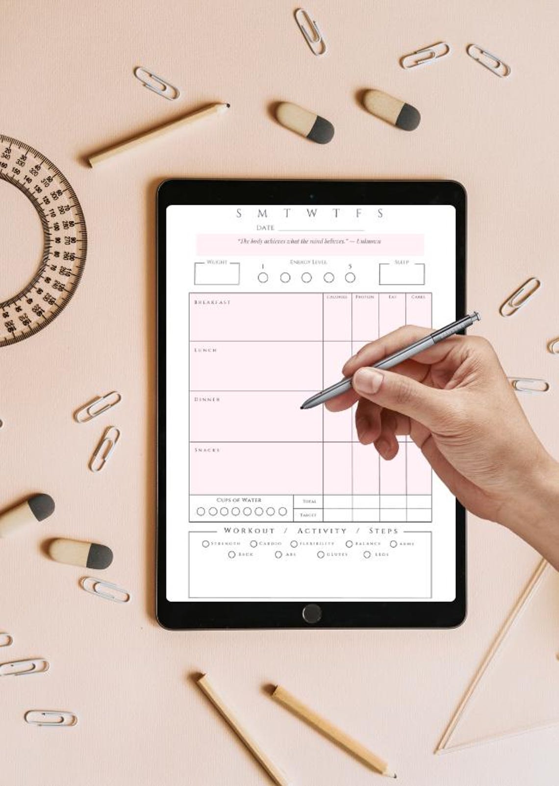 The Ultimate Food and Fitness Journal, 525 Days of Tracking - Etsy