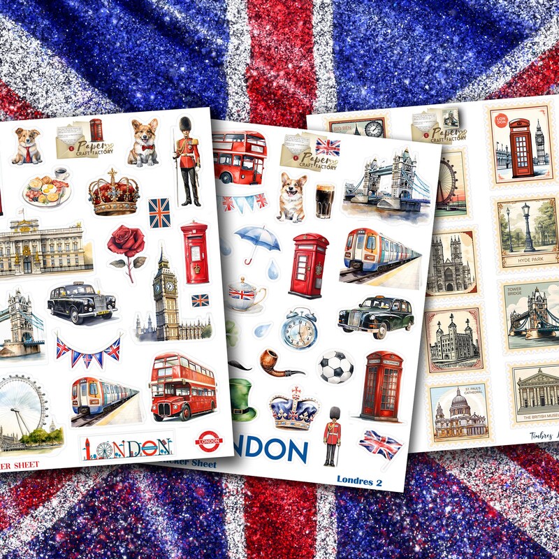 London Stickers - Etsy