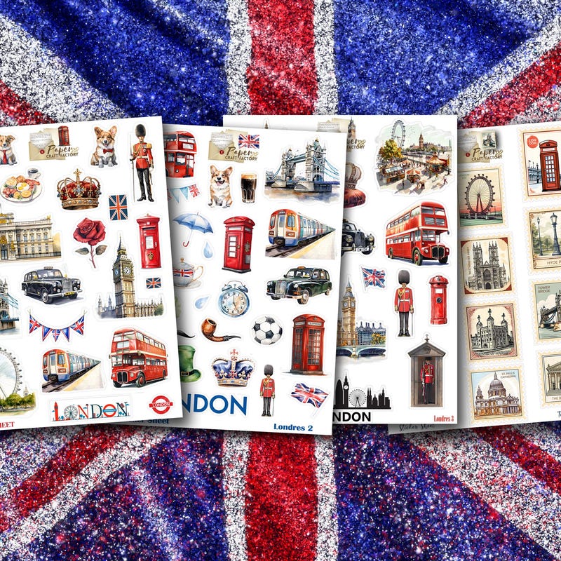London Stickers - Etsy