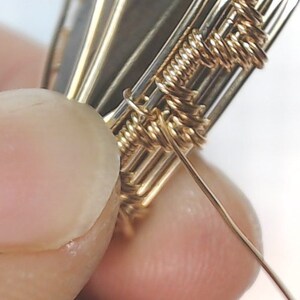 Wire Weave Teardrop Pendant Tutorial: DIY Jewelry Pattern (PDF Download ...