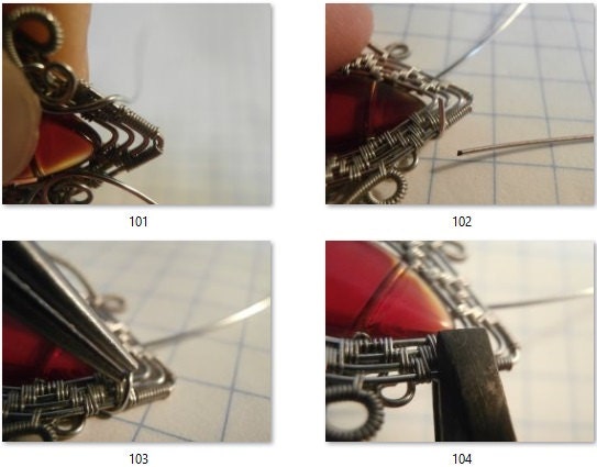 DIY TUTORIAL Jewelry Wire Wrapped Earrings Marvelous - Etsy