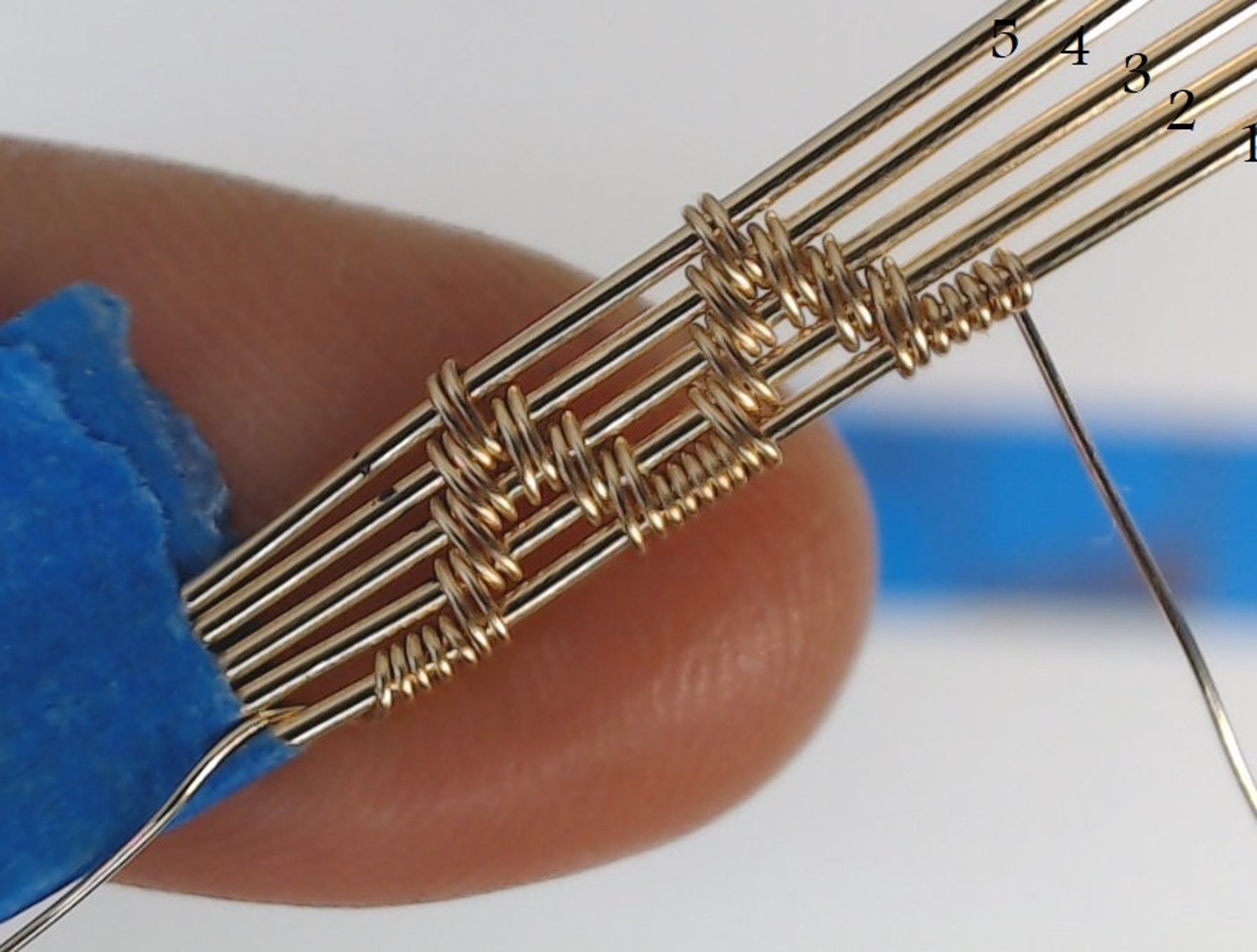 DIY Tutorial Wire Weaved Pendant Drops of Gold Jewelry Pattern, PDF ...