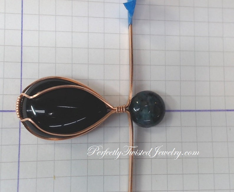 TUTORIAL Wire Wrapped Pendant PDF DIY Wire Jewelry Pattern - Etsy