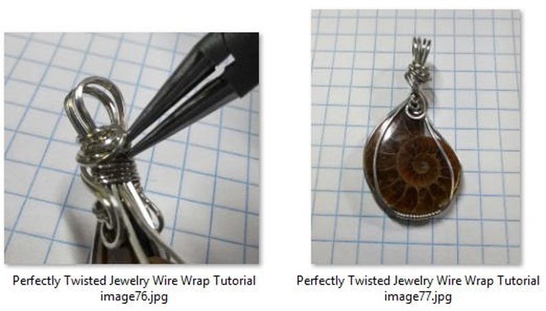 DIY Wire Wrapping TUTORIAL Cabochon Pendant Square Wire Wrap - Etsy